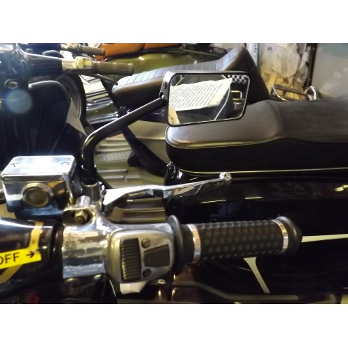 LAMBRETTA F1 STYLE HANDLEBAR MIRROR